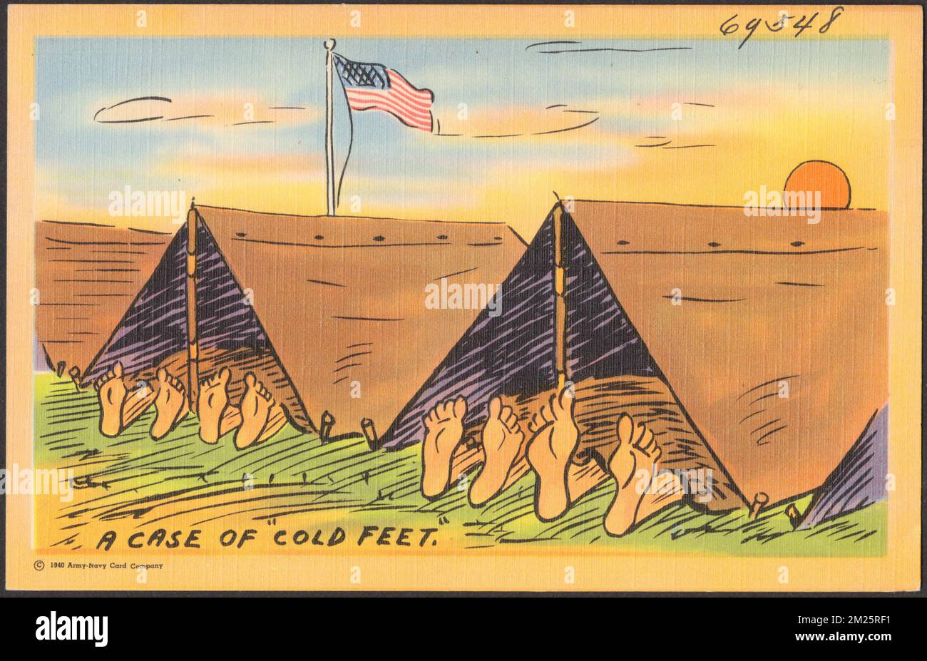 A case of 'cold feet' , Military personnel, Tents, Military life ...
