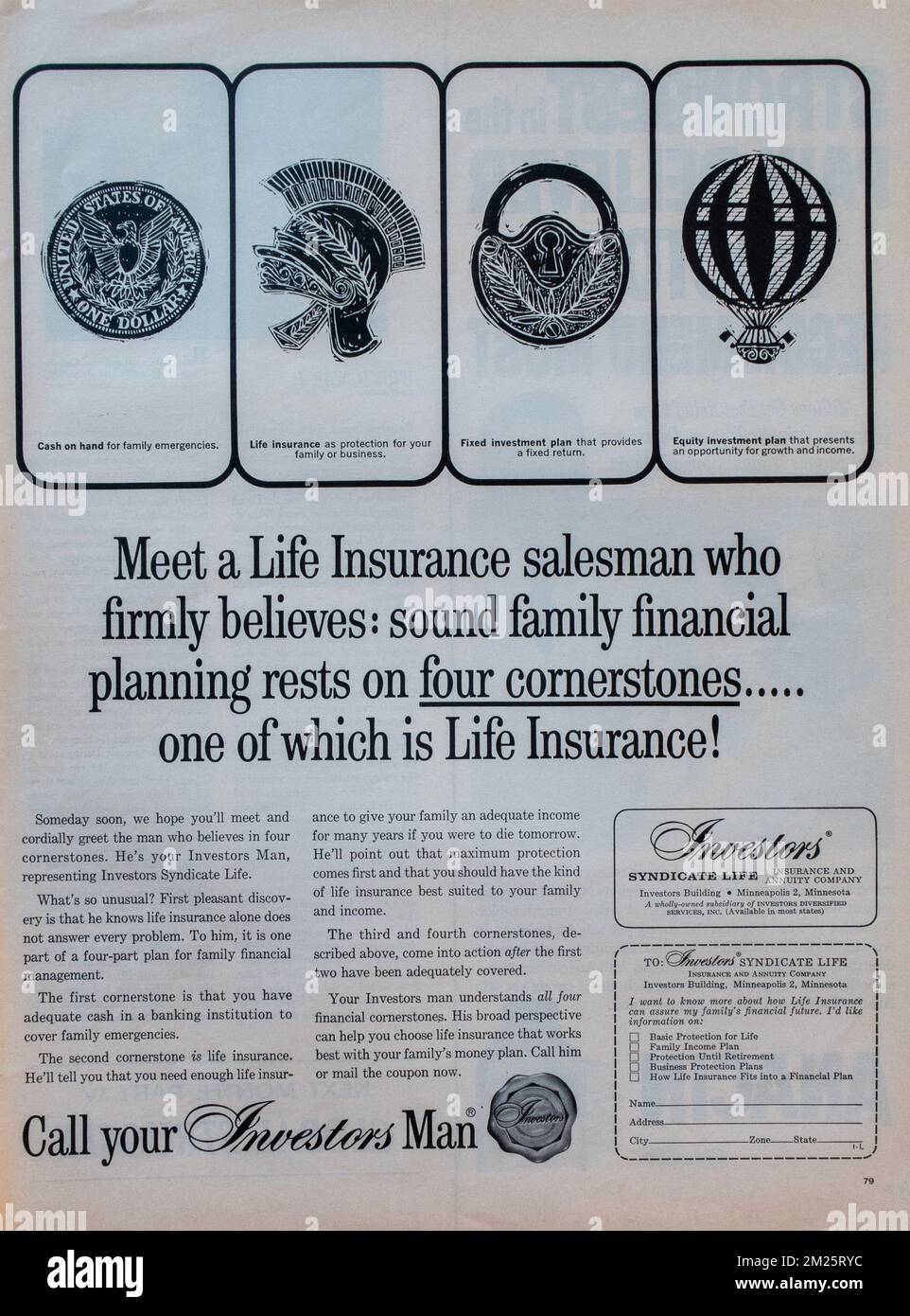 Vintage 17 April 1964 "Life" Magazine Advert, USA Stock Photo - Alamy