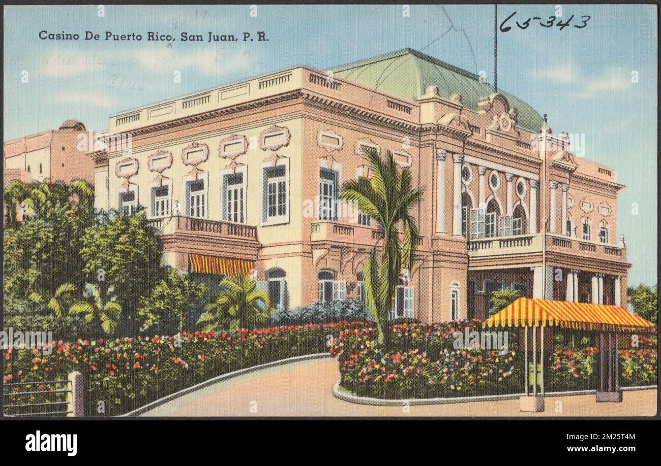 Casino de Puerto Rico, San Juan, P. R. , Casinos, Tichnor Brothers ...