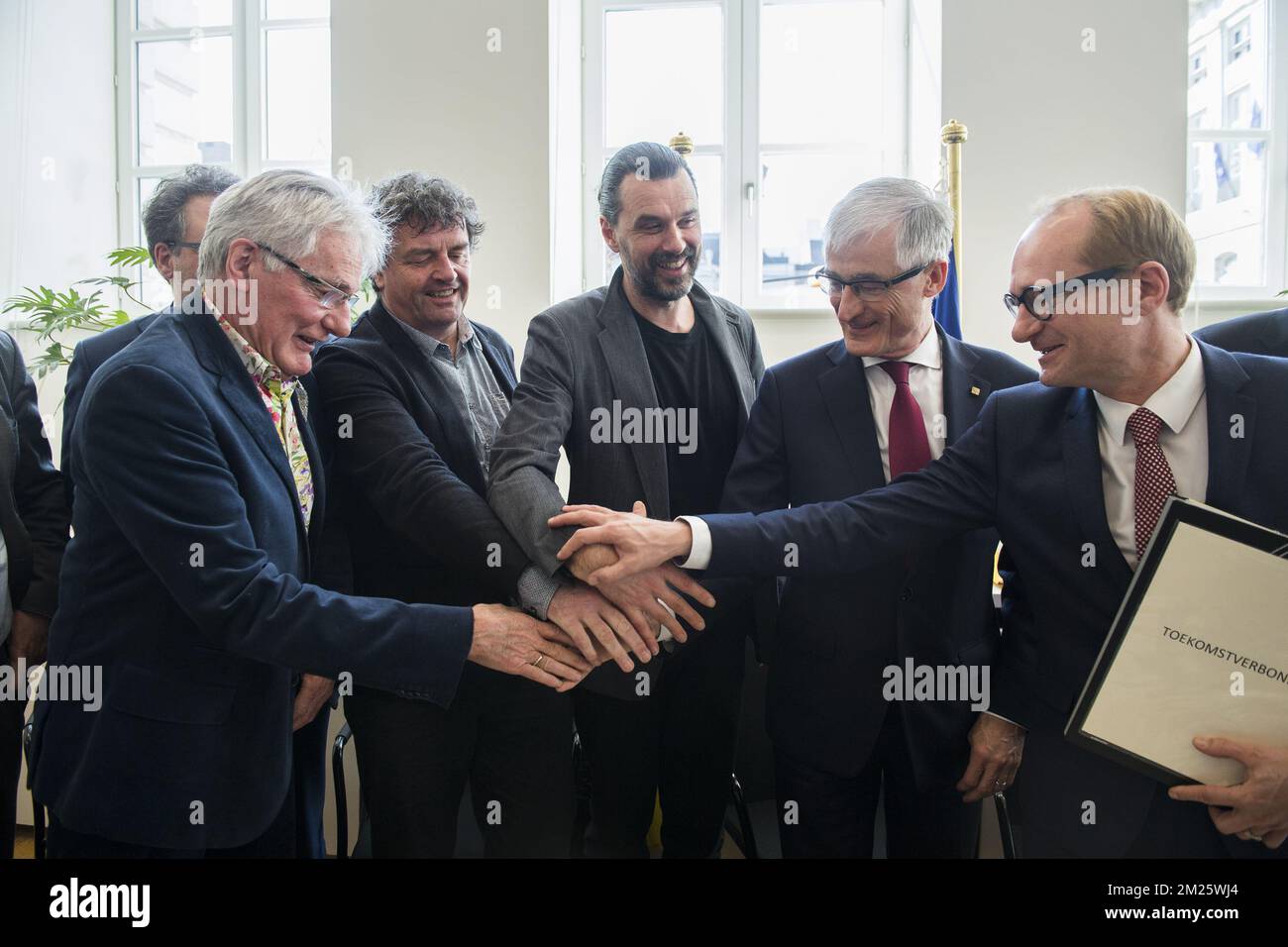 Wim Van Hees, Peter Vermeulen, Manu Claeys, Flemish Minister-President ...
