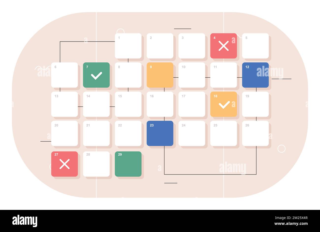 Daily planning app Stock Vector Images - Alamy