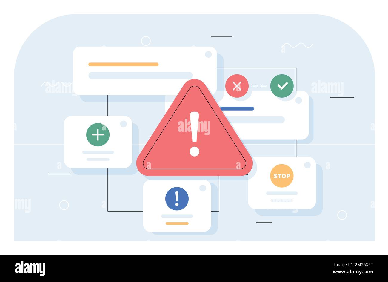 Danger sign concept Stock Vector Image & Art - Alamy