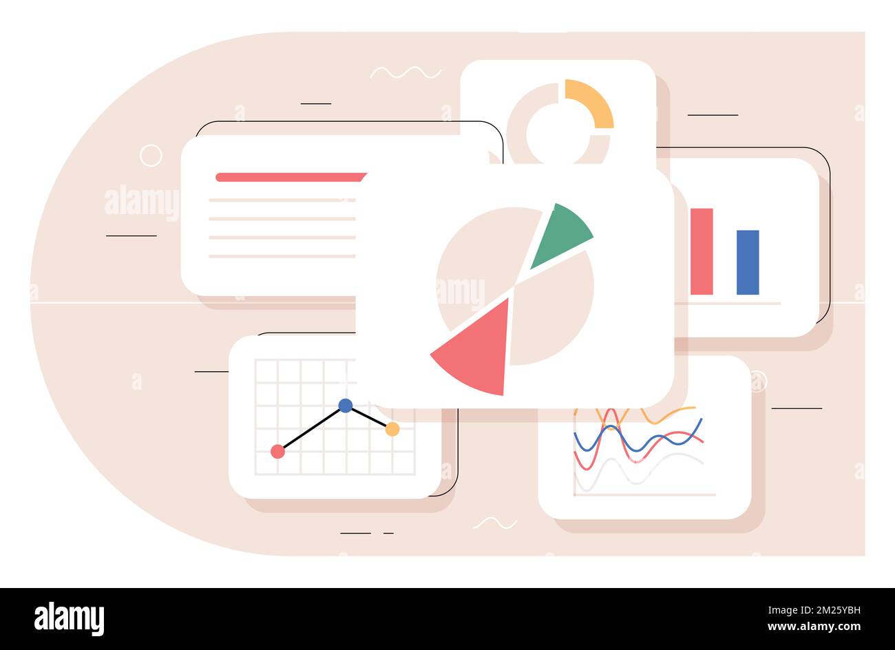 Finance charts concept Stock Vector Image & Art - Alamy