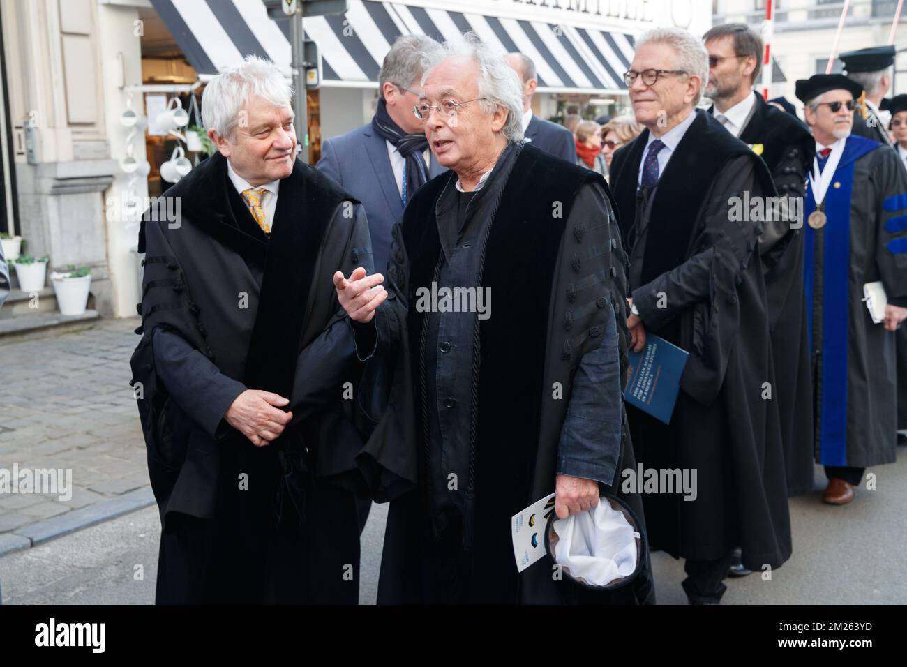 Professor Paul Nurse, Belgian conductor Philippe Herreweghe and ...