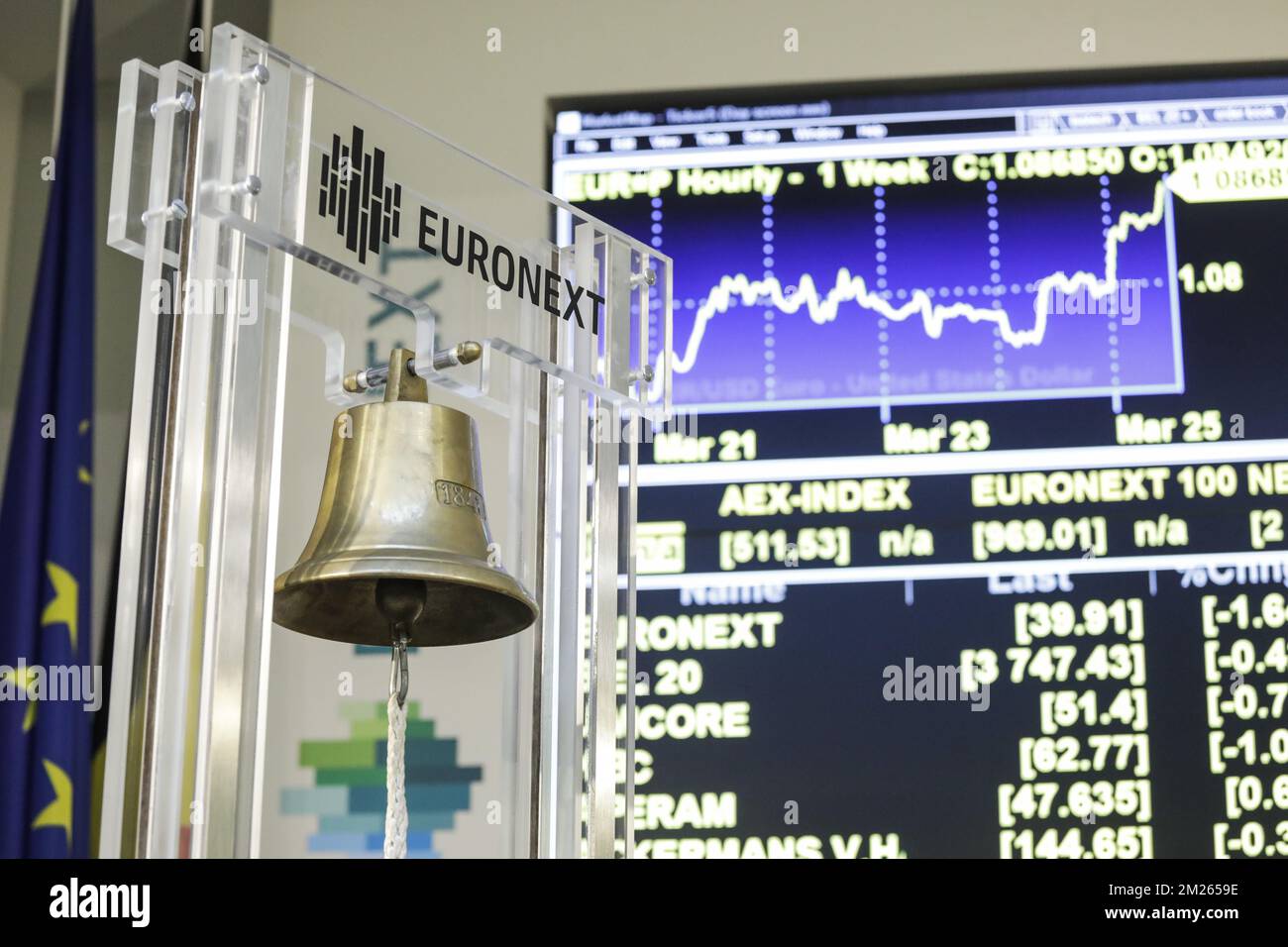 Opening bell ceremony hi-res stock photography and images - Alamy