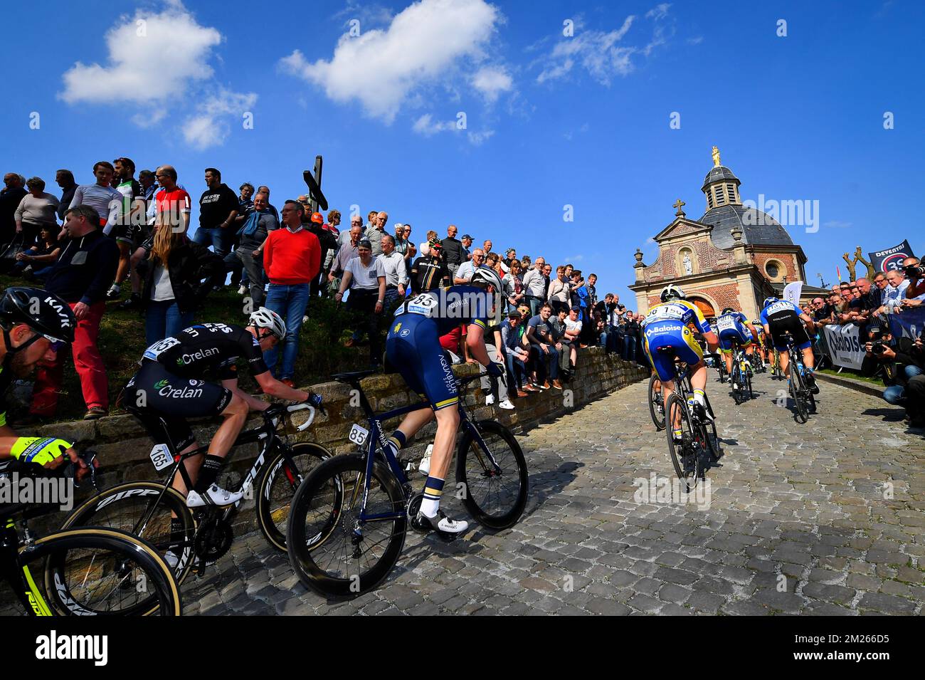 Illustration picture shows the Muur Kapelmuur during the first stage of ...
