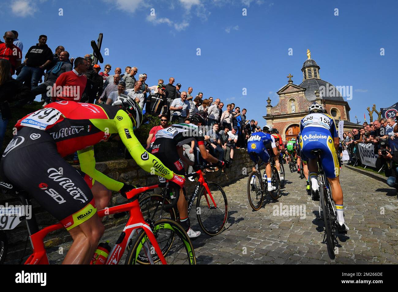 Illustration picture shows the Muur Kapelmuur during the first stage of ...