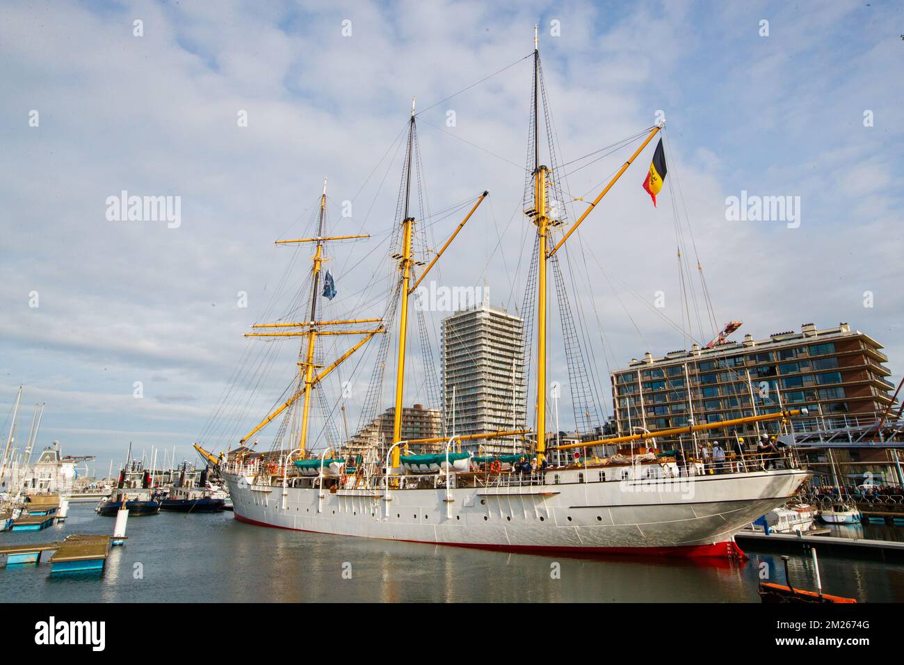 Illustration picture shows the return of the Mercator ship after a ...