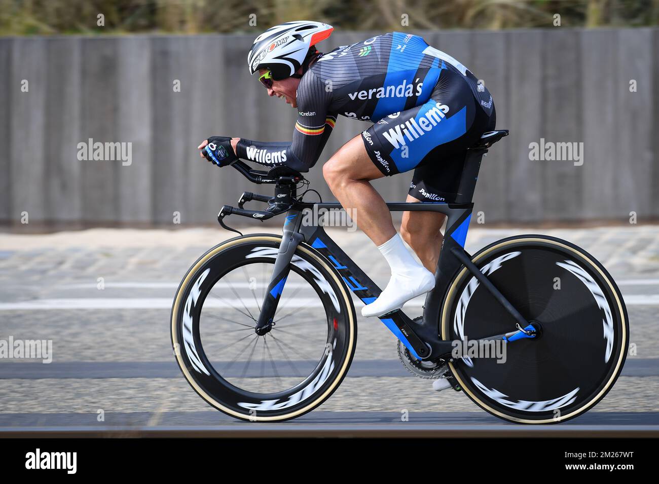 Belgian Stijn Devolder of Veranda's Willems - Crelan pictured in action ...