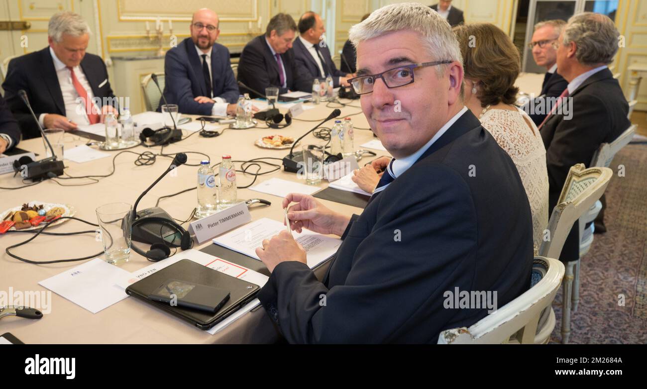 Pieter Timmermans, CEO of VBO-FEB (Federation of Belgian Enterprises ...