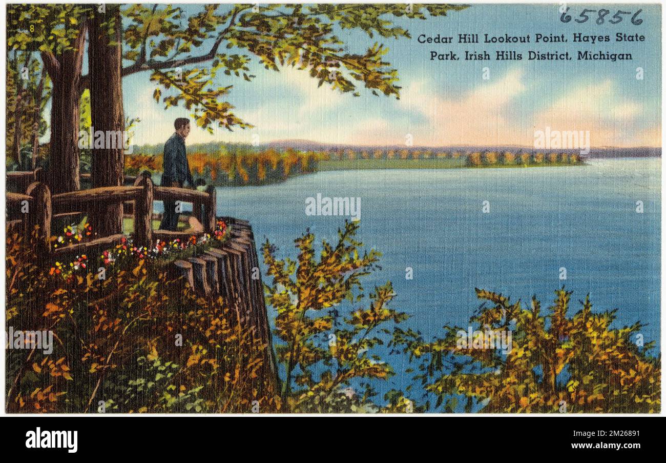 Cedar Hill Lookout Point, Hayes State Park, Irish Hills District ...