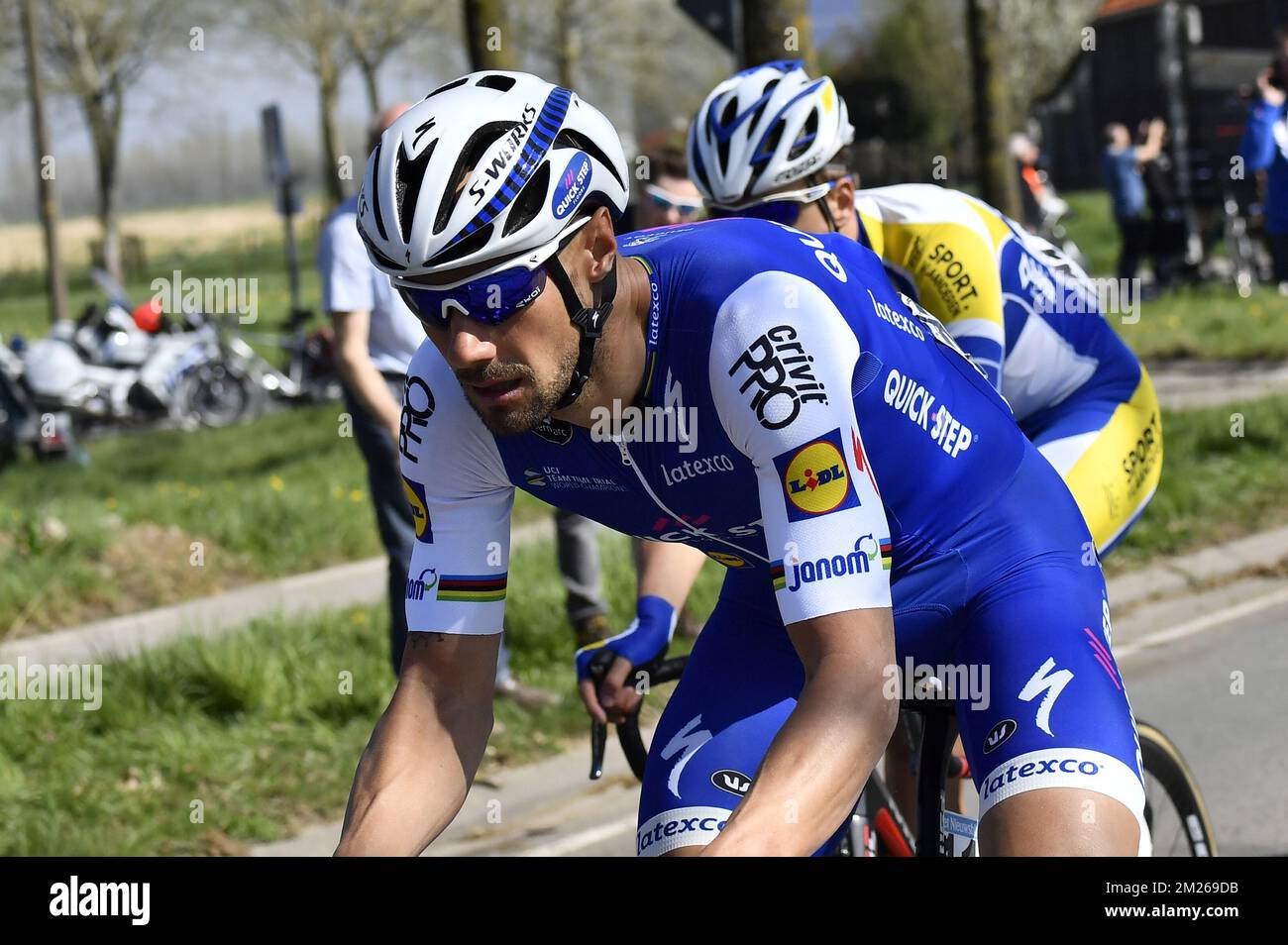 Belgian Tom Boonen of Quick-Step Floors pictured in action during the ...
