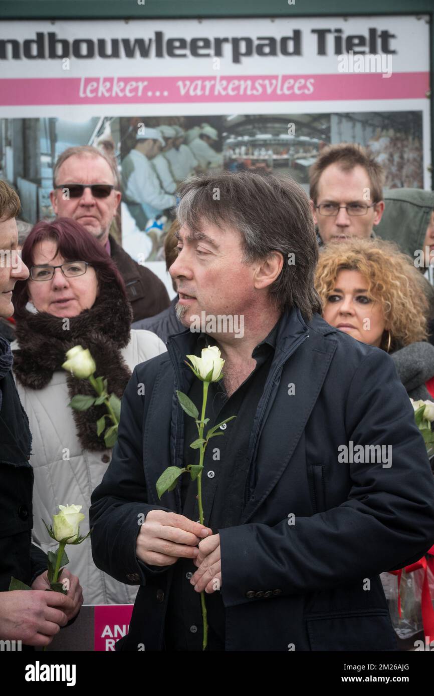 Gaia's Michel Vandenbosch and Animal Rights Nadine Lucas pictured ...