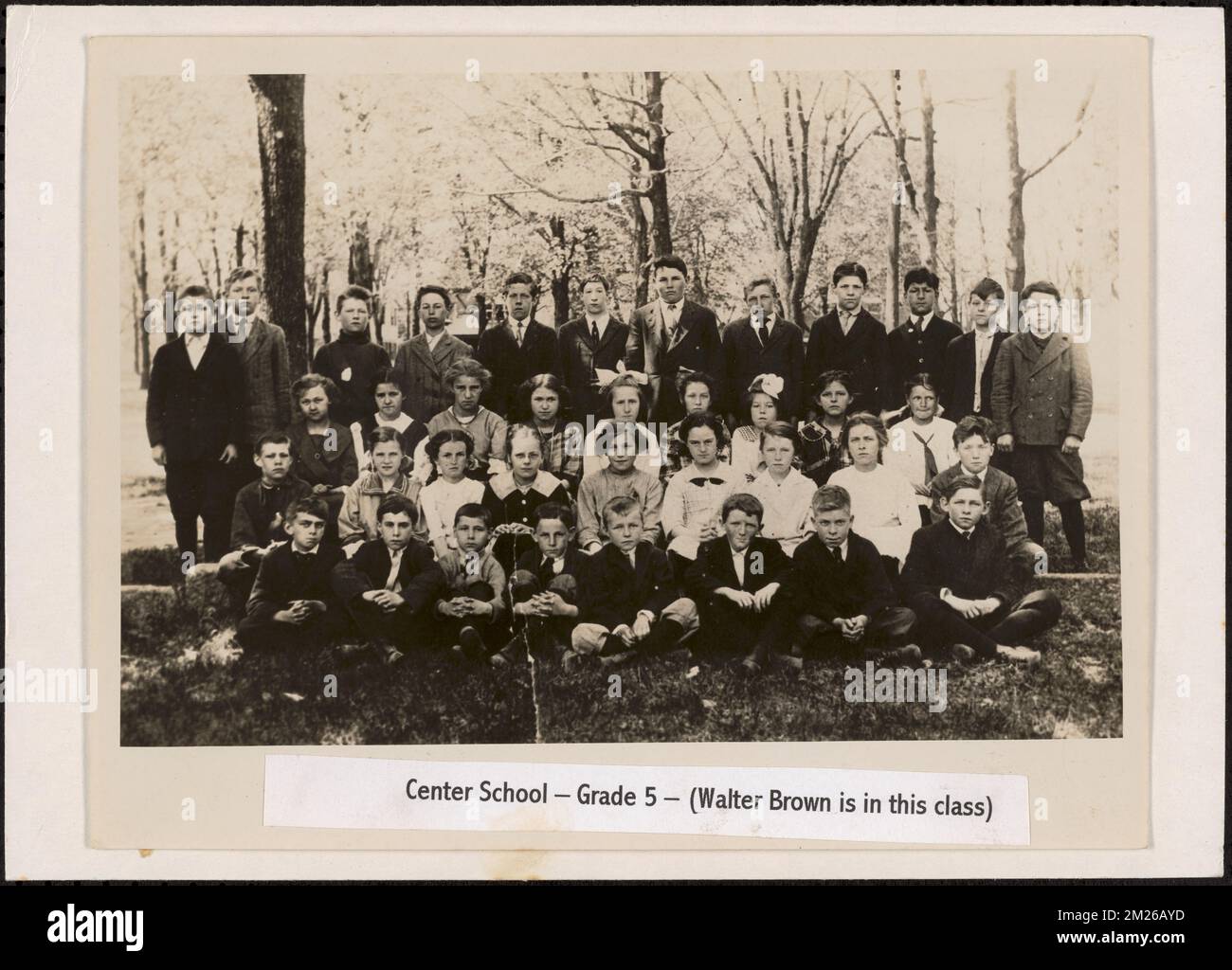 Center School, grade 5 , School children. Photographs of Hopkinton ...