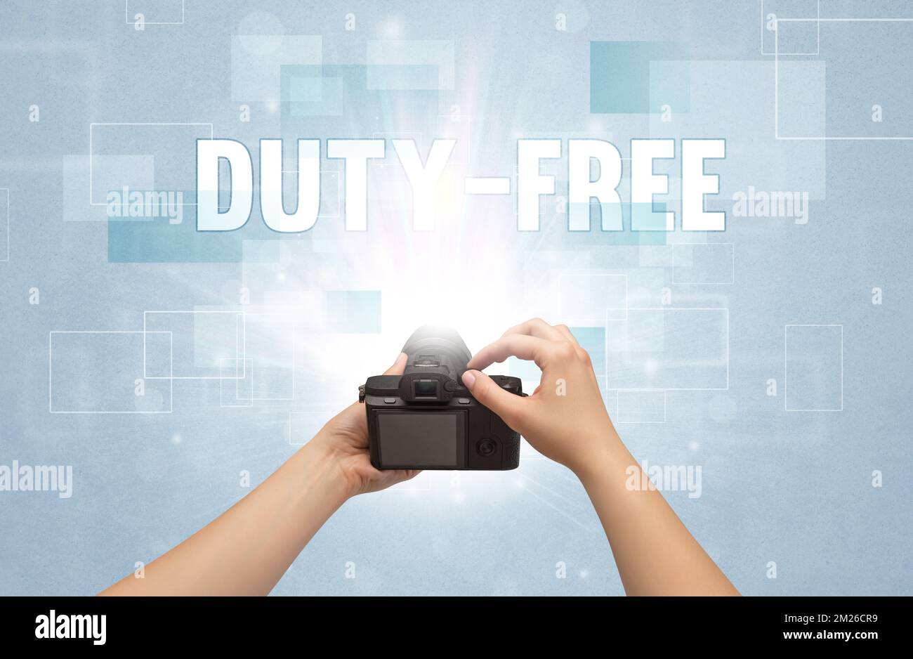 hand holding digital camera, traveling concept Stock Photo - Alamy