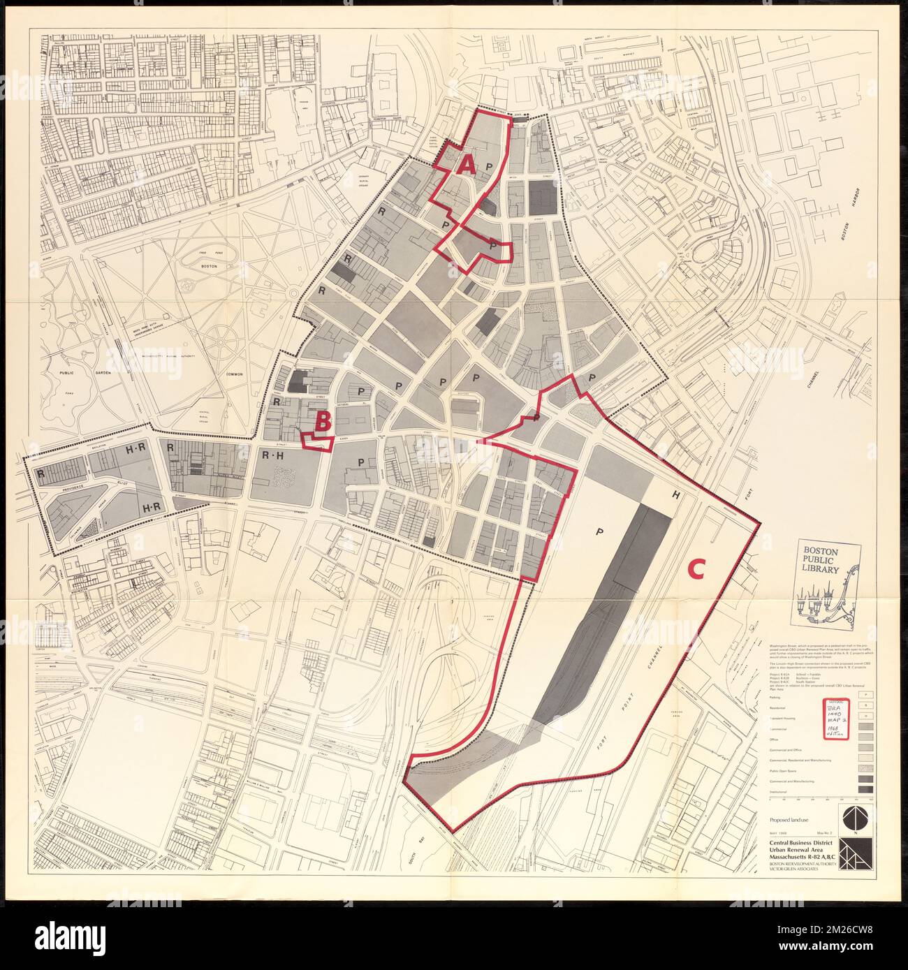 Central business district urban renewal area Massachusetts r-82 A,B,C ...