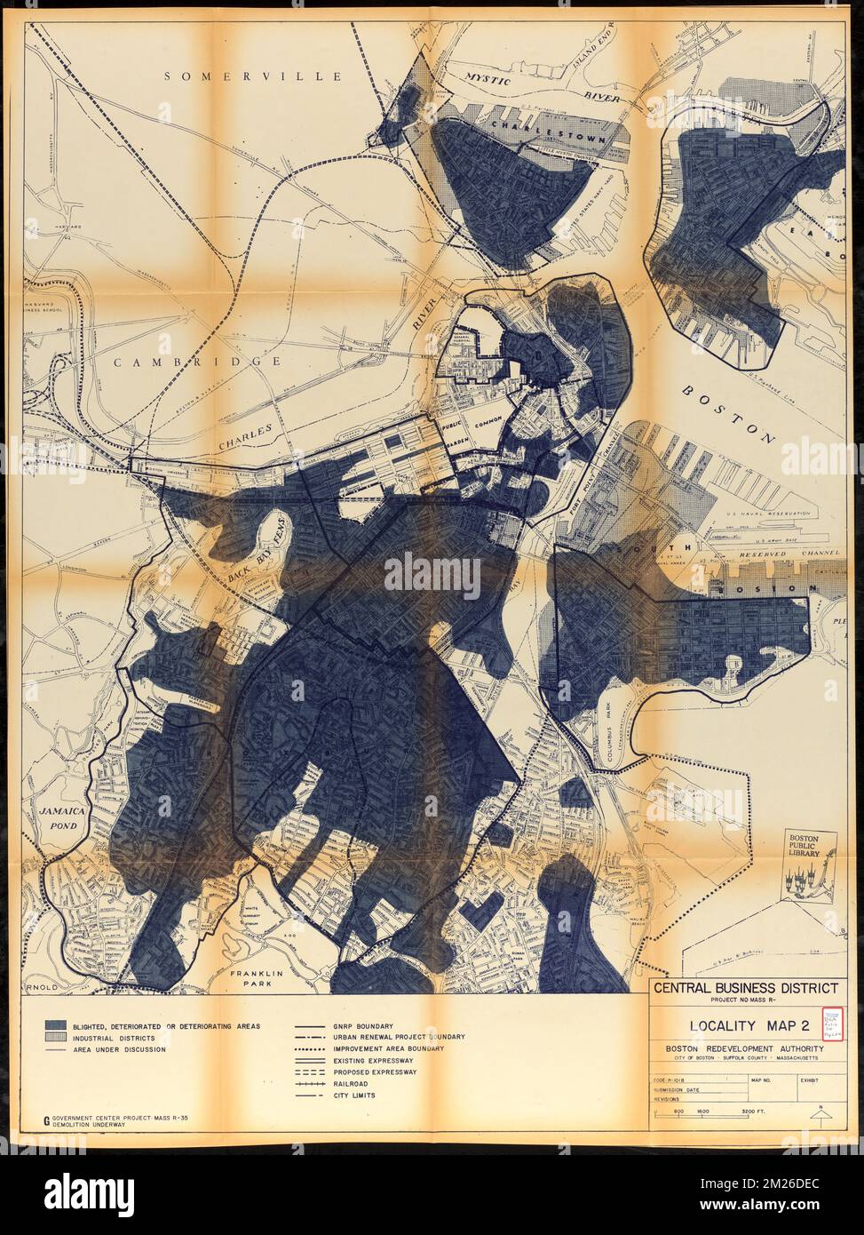 Central business district project no Mass r- : locality map 2 , Boston ...