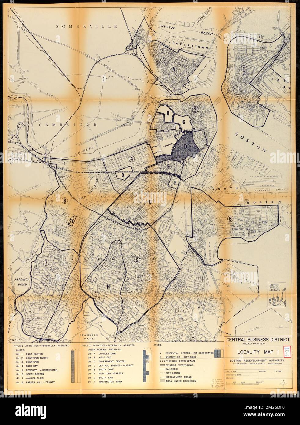 Central business district project no Mass r- : locality map 1 , Boston ...