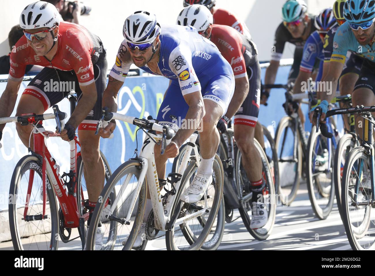 Belgian Tom Boonen of Quick-Step Floors pictured in action during the ...