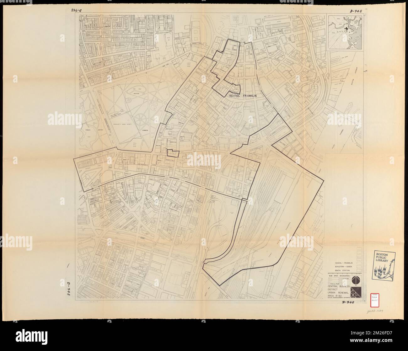 Central business district urban renewal area R-82 : sub area boundaries ...
