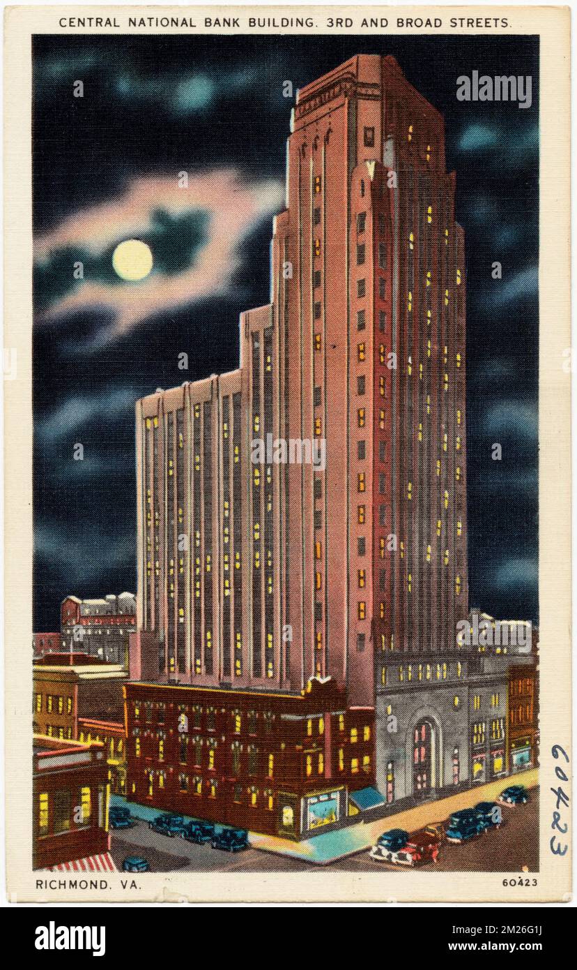 Central National Bank building, 3rd and Broad streets, Richmond, VA ...