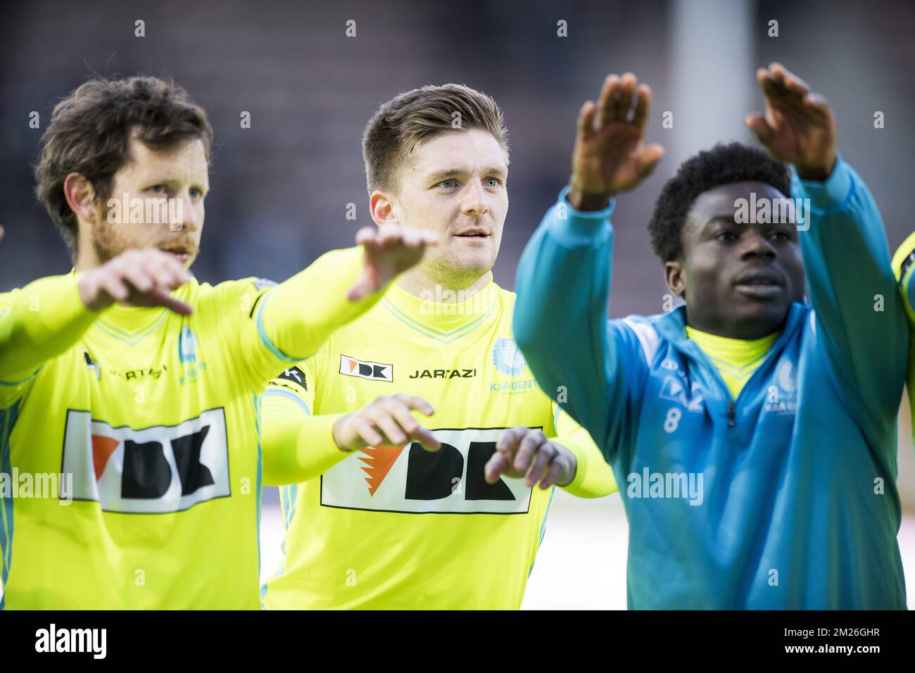 Gent's Thomas Matton, Gent's Thomas Foket and Gent's Moses Simon ...