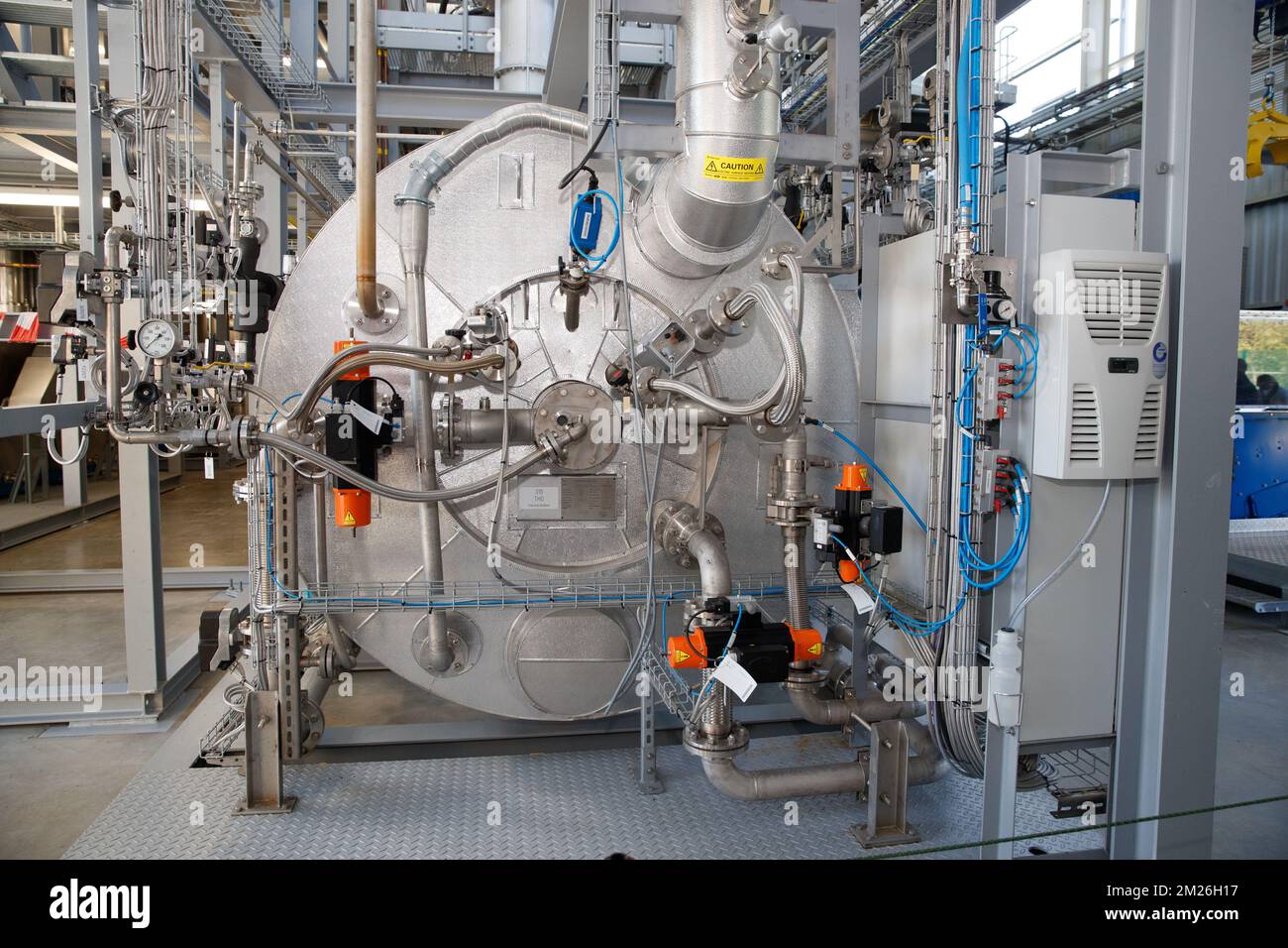 Illustration picture shows the inauguration of a static detonation ...