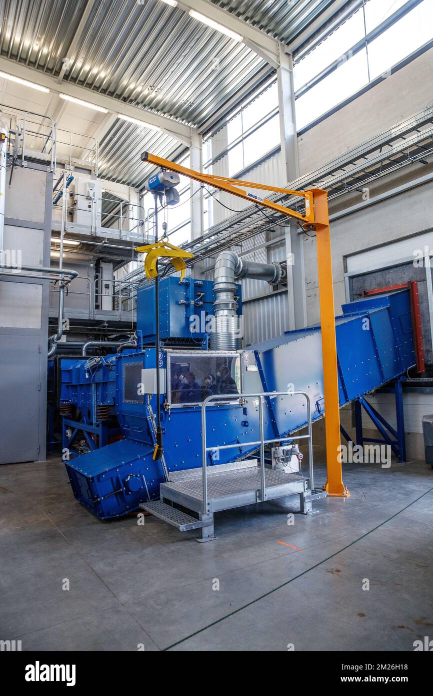 Illustration picture shows the inauguration of a static detonation ...