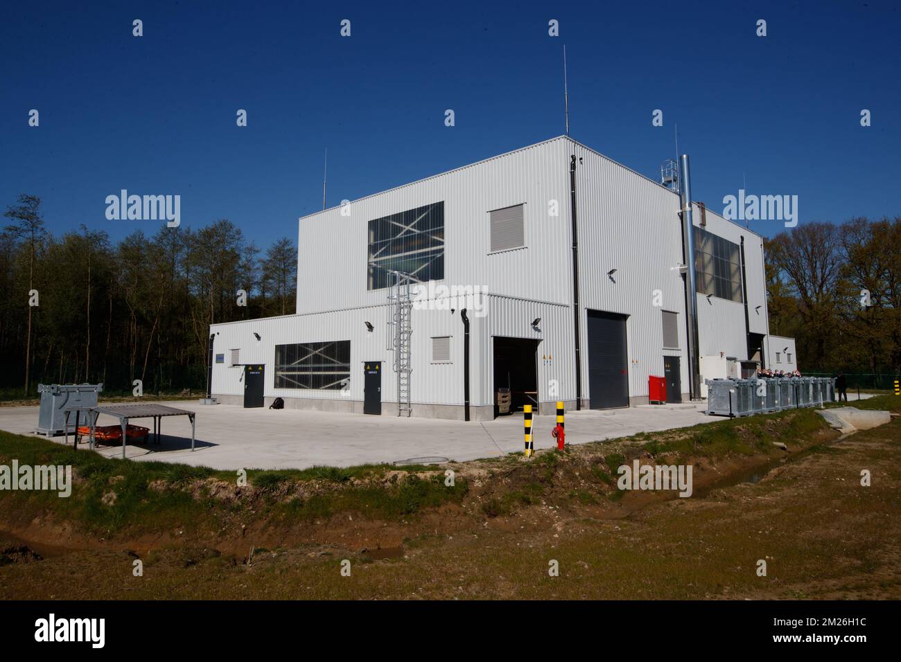 Illustration picture shows the inauguration of a static detonation ...