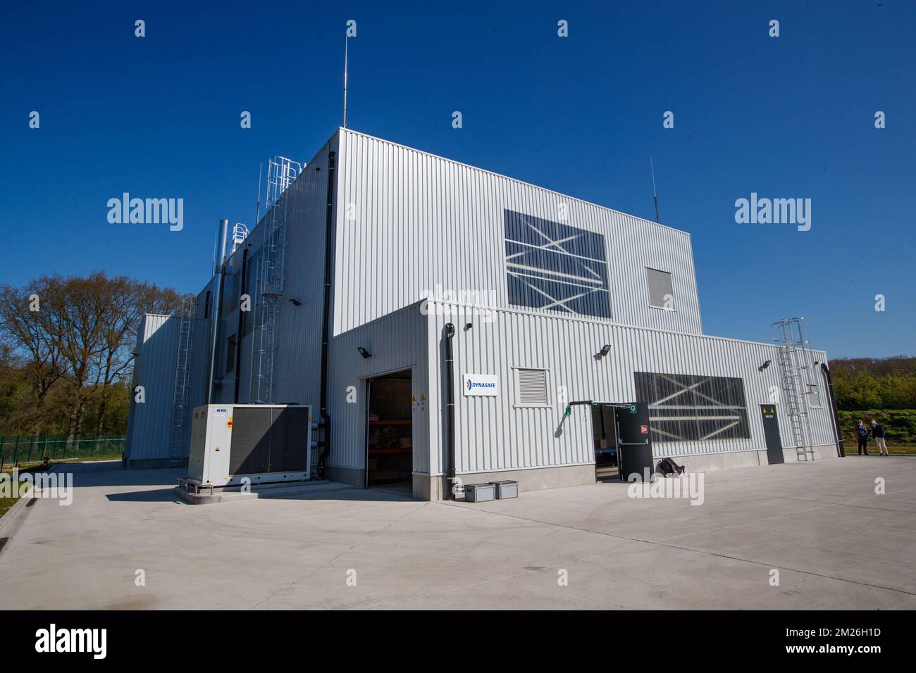 Illustration picture shows the inauguration of a static detonation ...