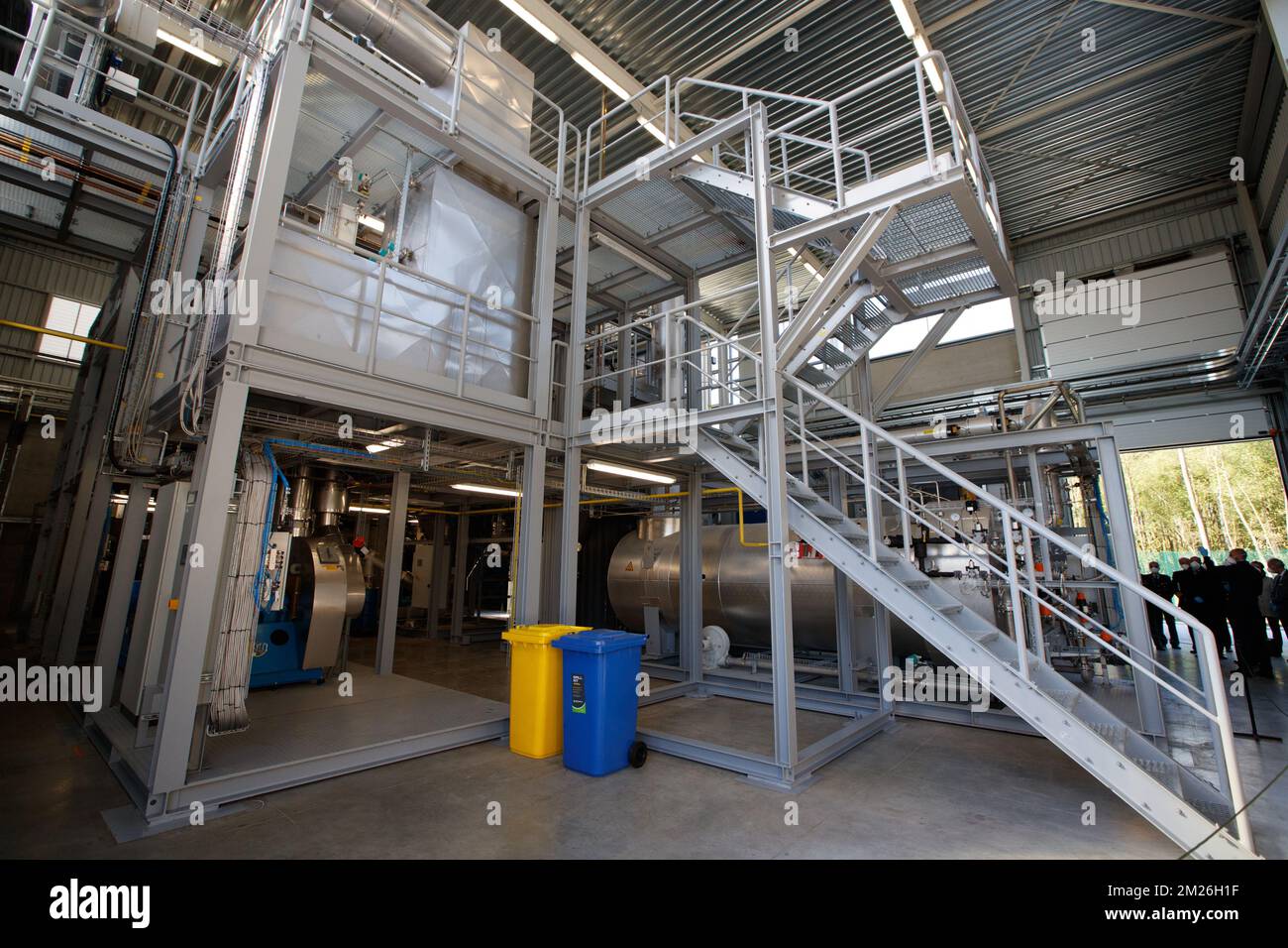 Illustration picture shows the inauguration of a static detonation ...