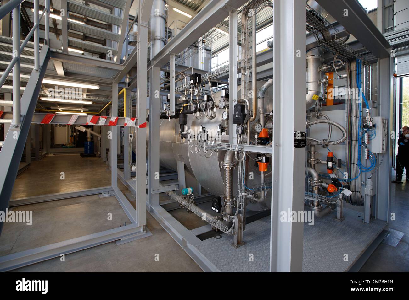 Illustration picture shows the inauguration of a static detonation ...