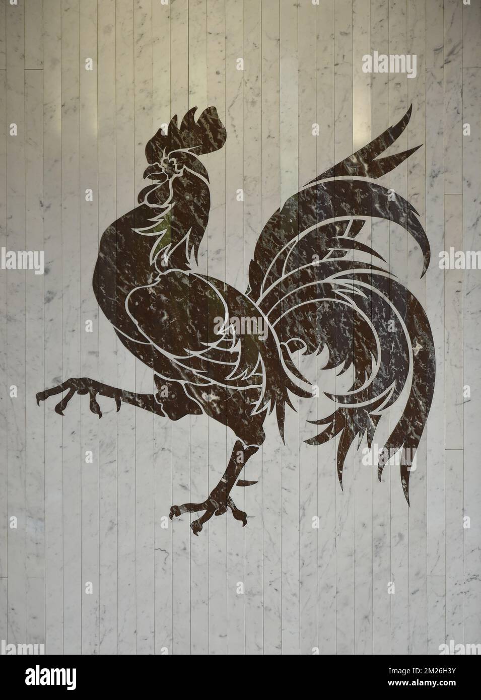Rooster logo hi-res stock photography and images - Alamy