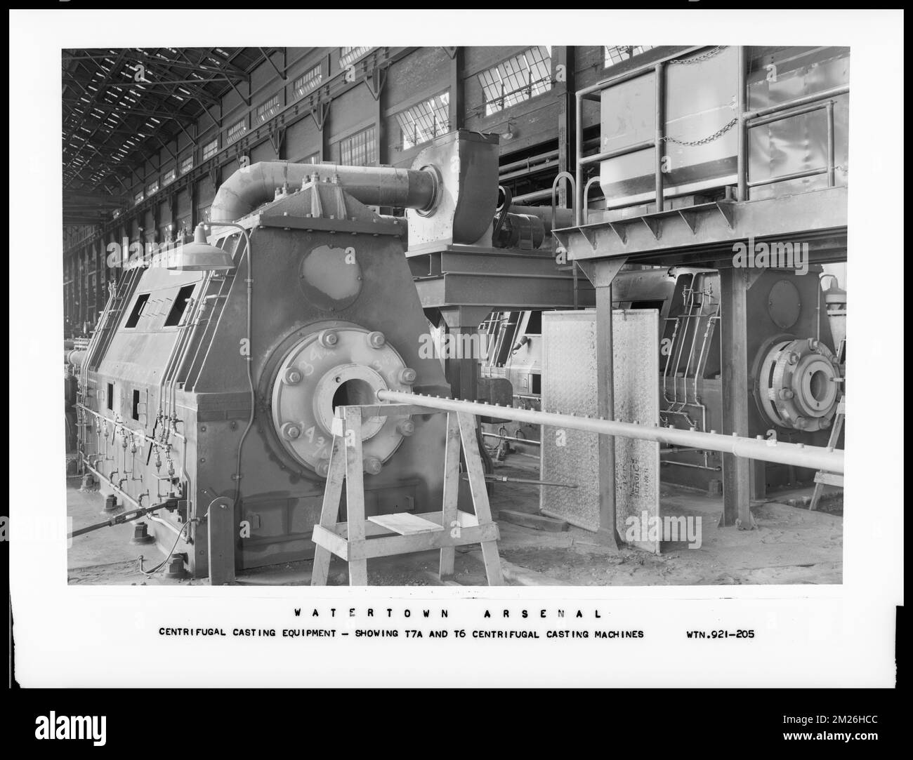 Centrifugal casting equipment , Armories, Ordnance industry, Equipment ...