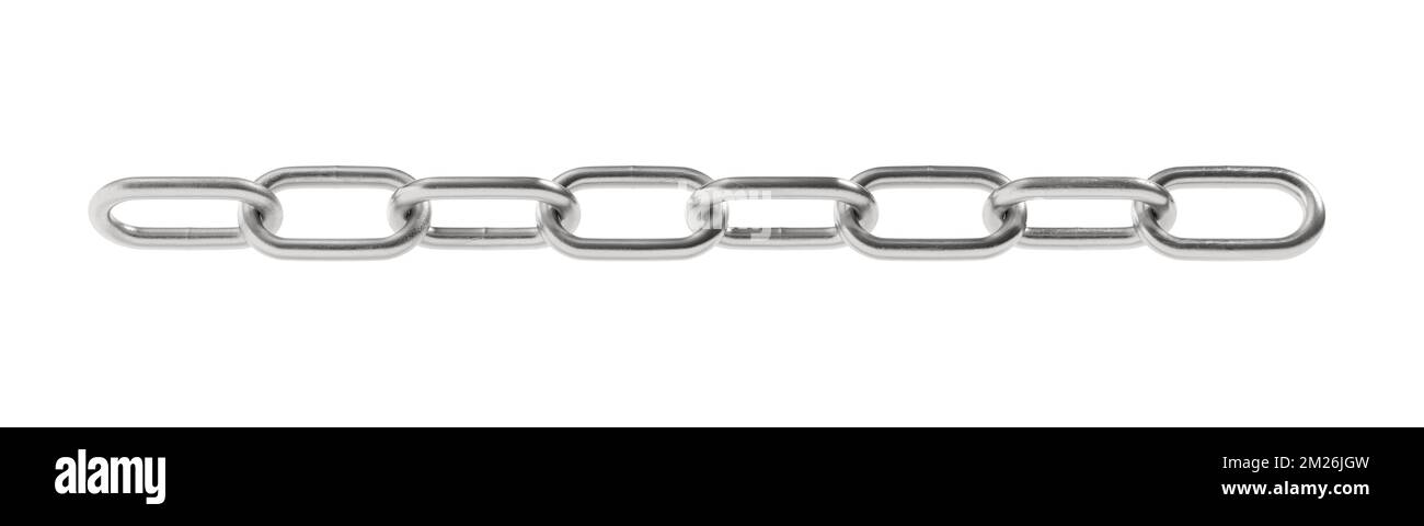 Chain isolated on white background. 3d illustration Stock Photo - Alamy