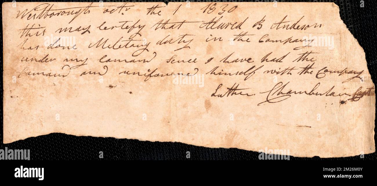 Historical military records hi-res stock photography and images - Alamy