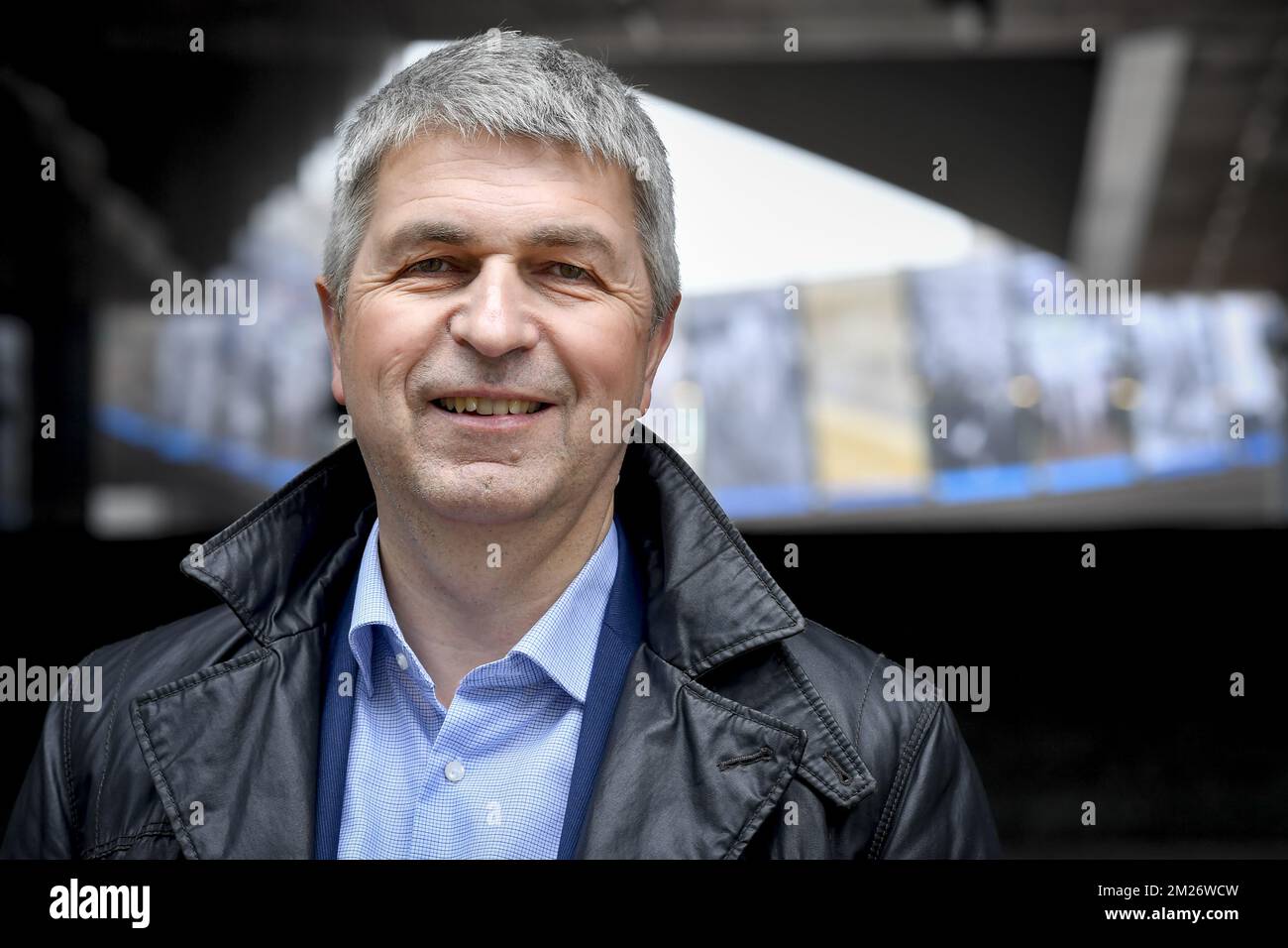 European parliament member Ivo Belet poses for photographer during a ...