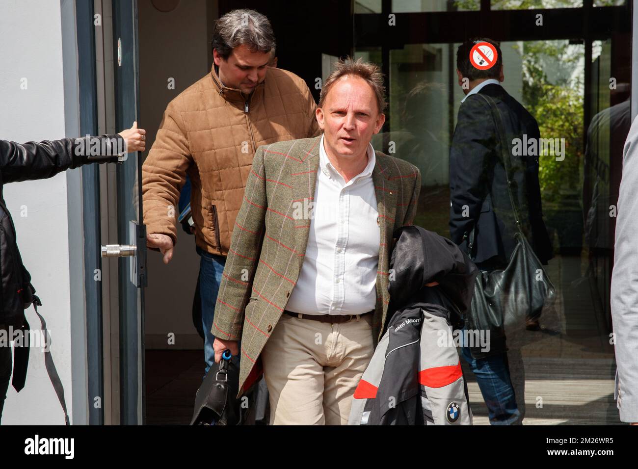 Peter Gyselbrecht, brother-in-law of the victim and Lawyer Johan ...