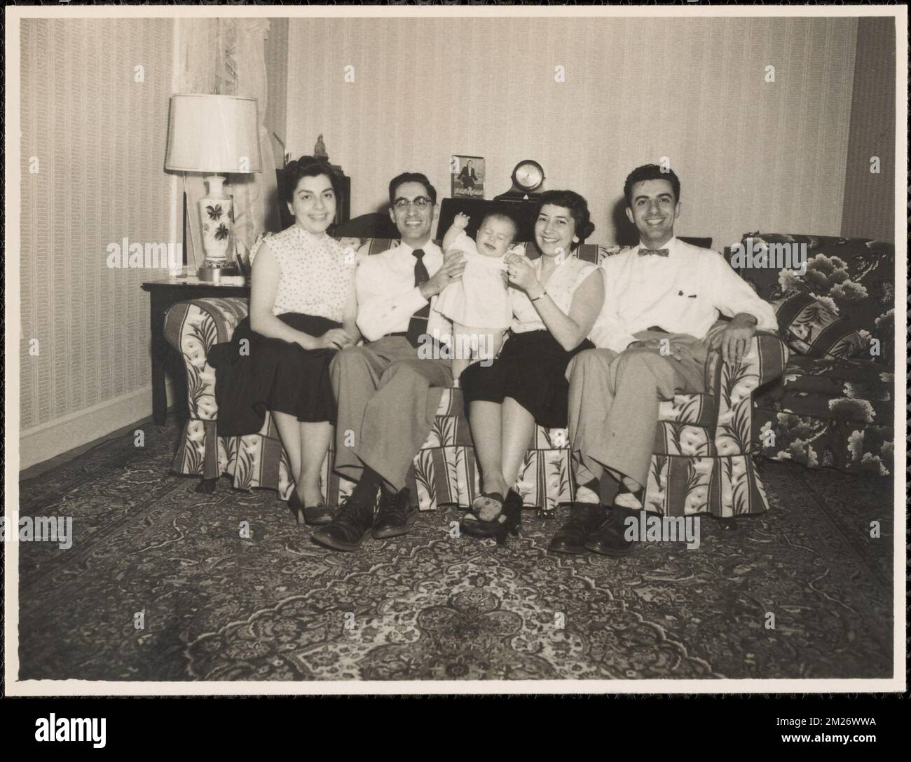 Changelian family. George, his wife [Anahid] and baby Esther. Charles ...