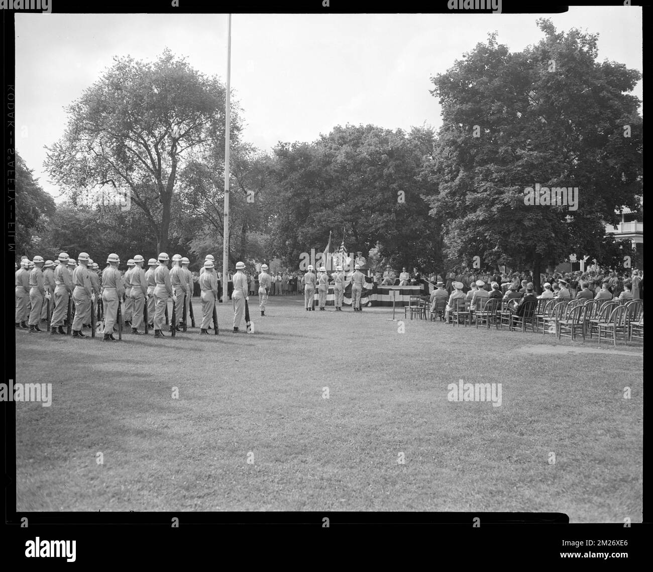 Changing Command ceremony from Col. Mesick to Col. Tabor , Armories ...