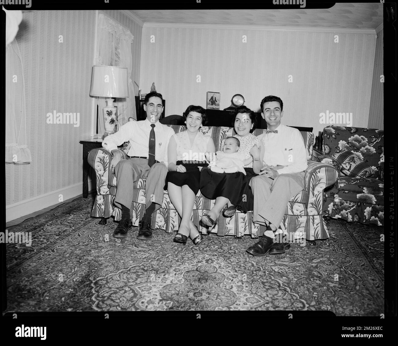 Changelian family. George, his wife [Anahid] and baby Esther. Charles ...