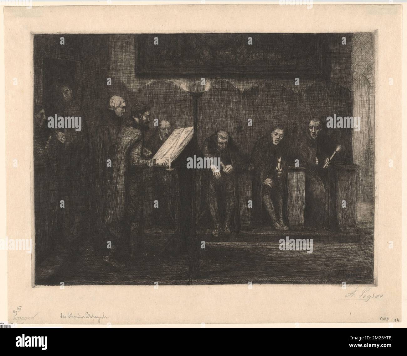 Les chantres Espagnols , Choirs Music, Singers, Alphonse Legros (1837 ...