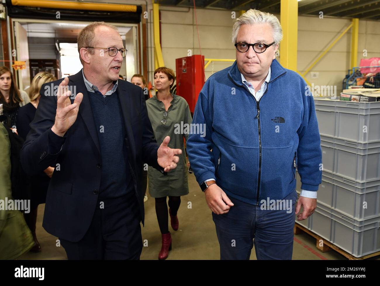 Lieven Van Der Stock General Manager of Kringwinkel pictured during a ...