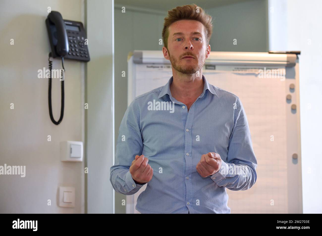Bolides founder Bart Lizen pictured during the launch of a new car sharing system of Bolides, in ...