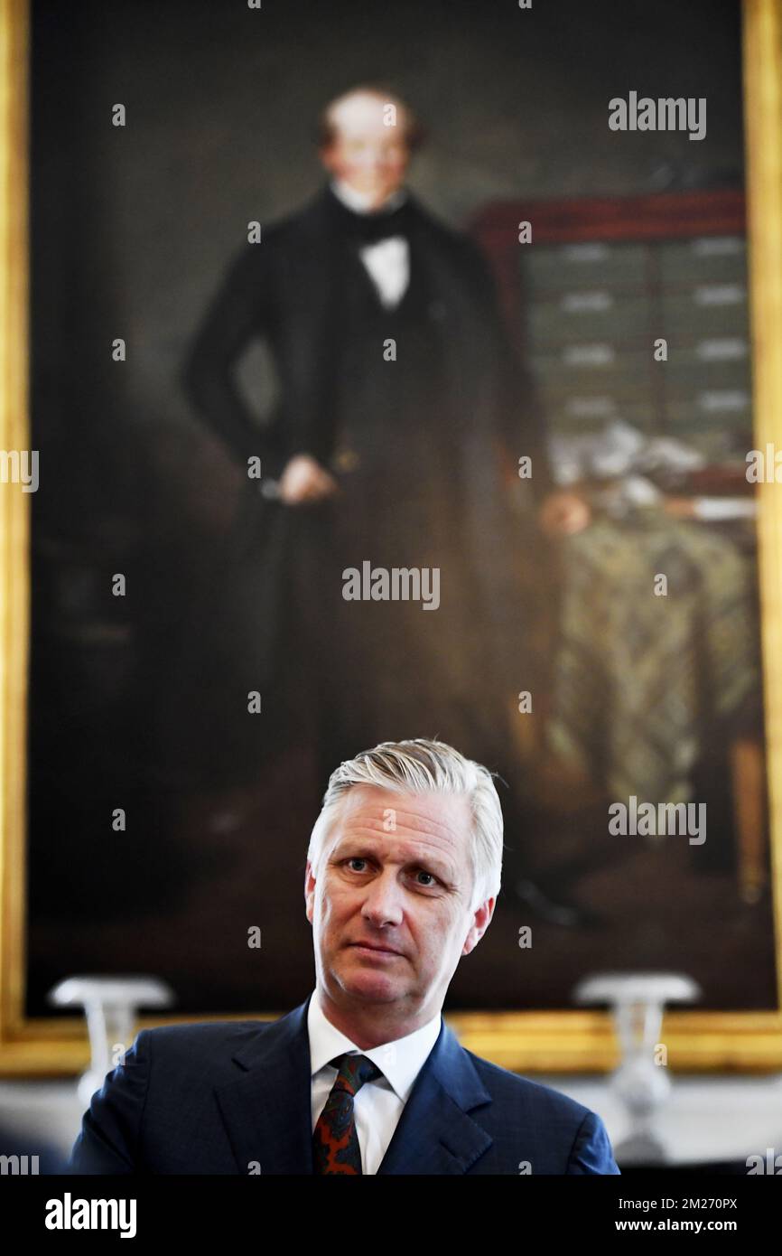 King Philippe - Filip of Belgium pictured during an official ...