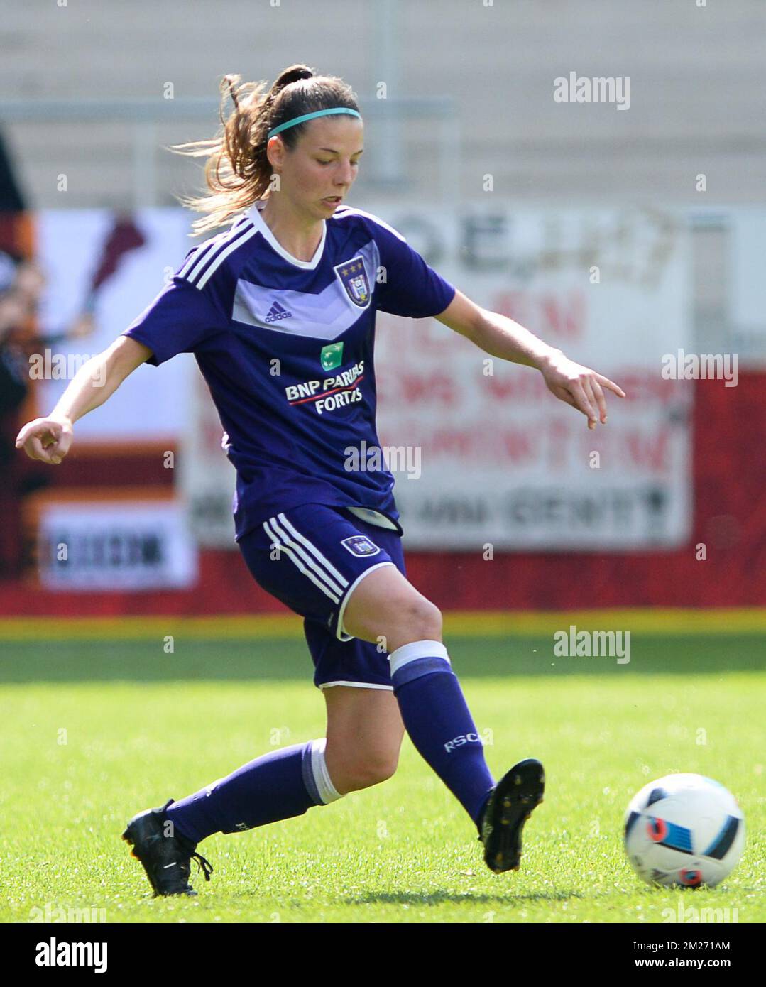 Anderlecht's Nicky Van den Abeele pictured during a soccer game between ...