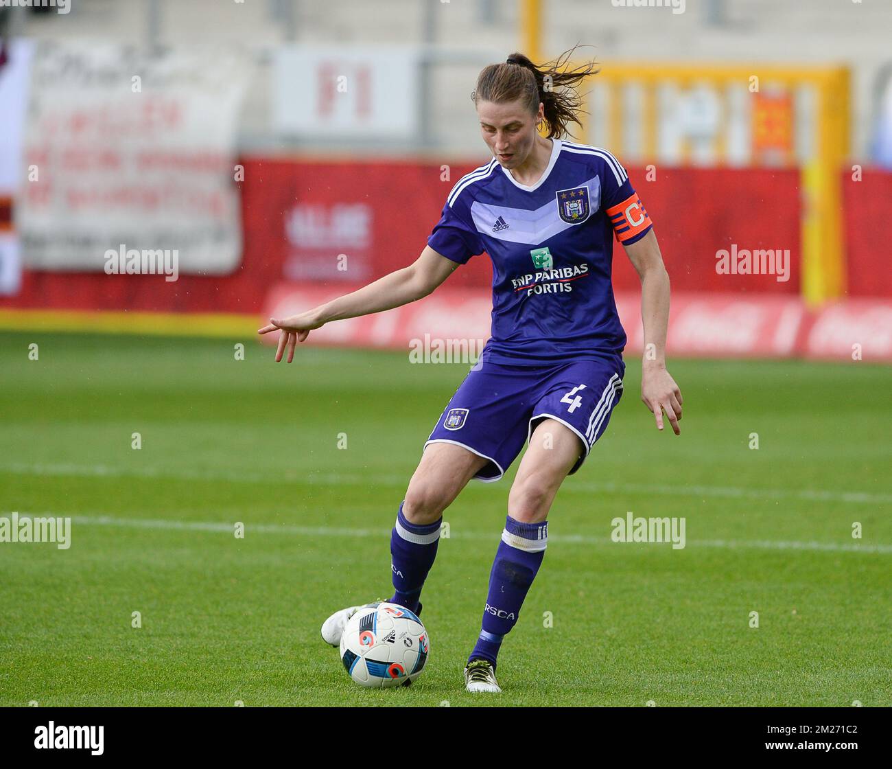 Anderlecht's Heleen Jaques pictured during a soccer game between RSC ...
