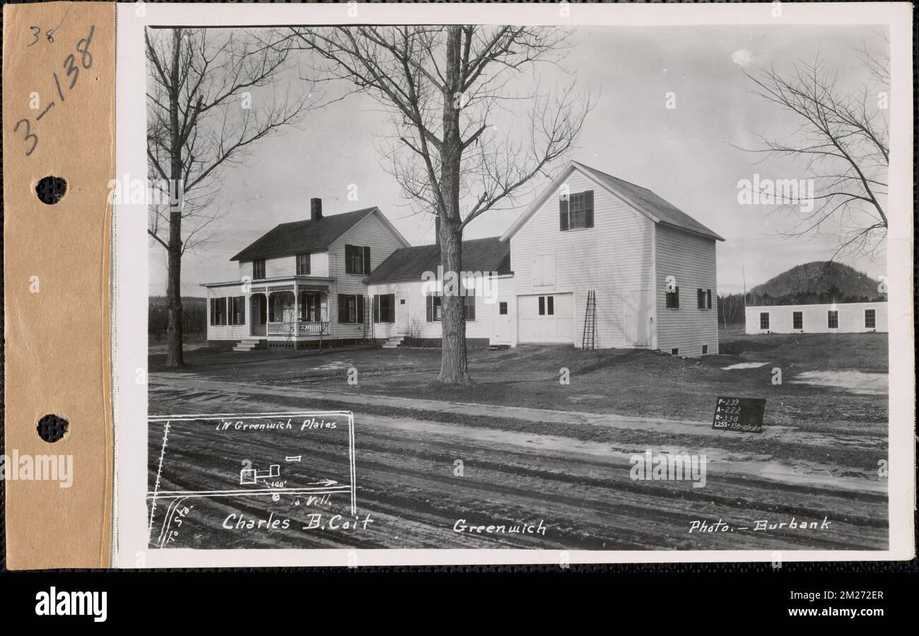 Charles B. Coit, house and barn etc., Greenwich, Mass., Dec. 20, 1927 ...