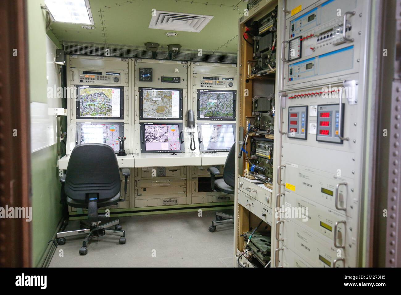 Illustration picture shows the drone control command ahead of the ...