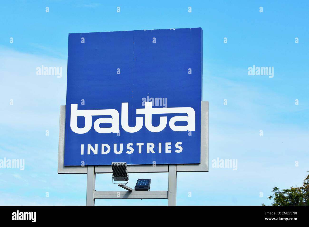 Illustration picture shows the logo of textile floor coverings producer ...